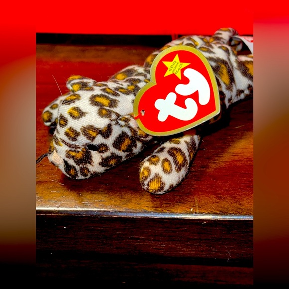 Ty | Toys | Nwt Ty Beanie Babies Teenie Beanie Freckles The Leopard ...